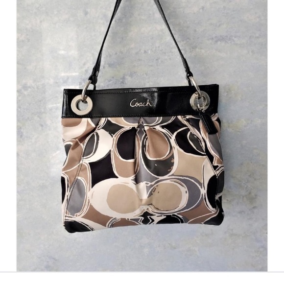 Coach | Bags | Coach Shoulder Bag Model F8315742 Soft Fabric | Poshmark